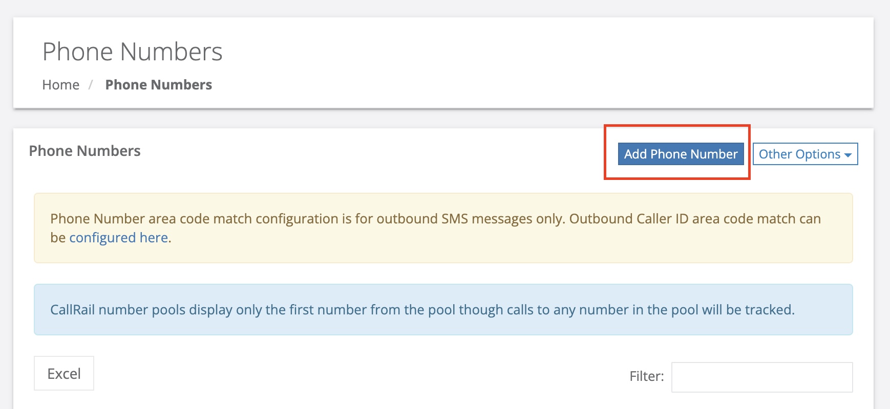 Adding a Phone Number – Lead Docket